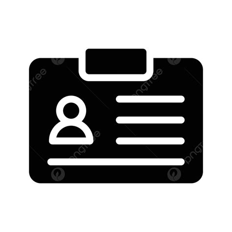 Badge Plastic Identification Vector Vector Plastic Identification Vector Png And Vector With