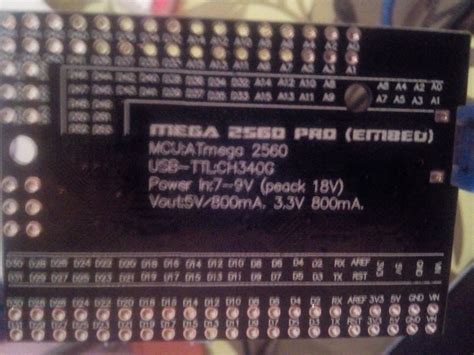 Arduino Mega 2560 Pro Embed Heating After 1 Minute Ide 1 X Arduino