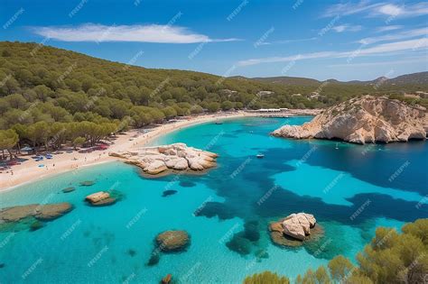 Premium Photo Aerial Photographs Of The Beaches Of Cala Escondida
