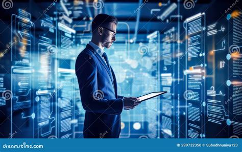 tech savvy it engineer in a large scale database server center