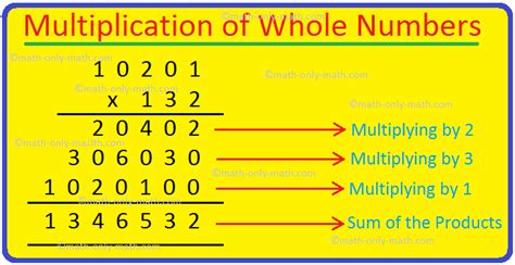 Whole Numbers Examples