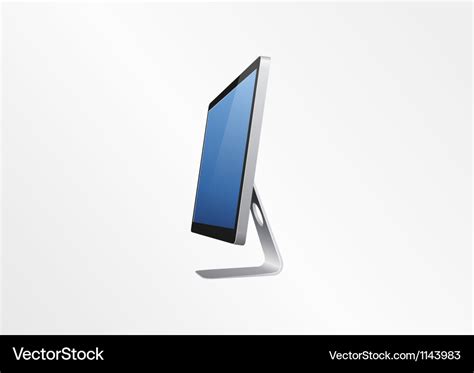 Lcd Display Royalty Free Vector Image VectorStock