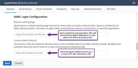 Laserfiche Directory Server Lfds Saml Authentication With Microsoft