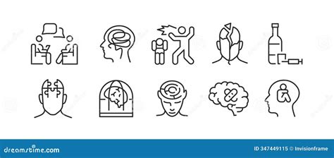 Cognitive Dysfunction Concept Icon Cartoon Vector