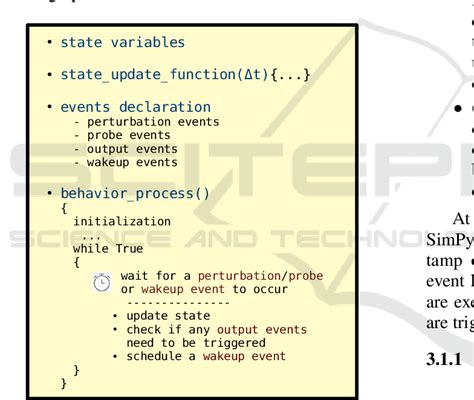 Components Of A Continuous Entity Model Download Scientific Diagram