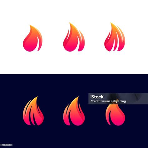 Logo Warna Gradien Kumpulan Api Surat Ilustrasi Stok Unduh Gambar Sekarang Alfabet Badai