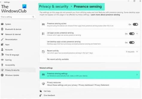 Presence Sensing In Windows 11 Lets You Wake Or Sleep Your Pc