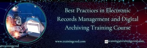 electronic records management and digital archiving course