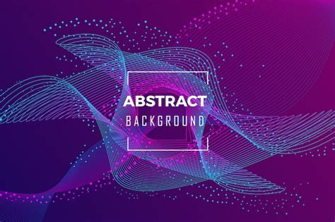 Fondo abstracto de partículas Vector Premium