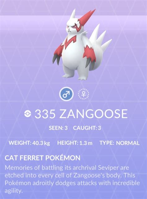Pokemon Zangoose Evolution Zangoose Location Evolution And Learnset