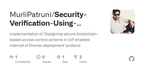 Github Murlipatrunisecurity Verification Using Avispa Blockchain