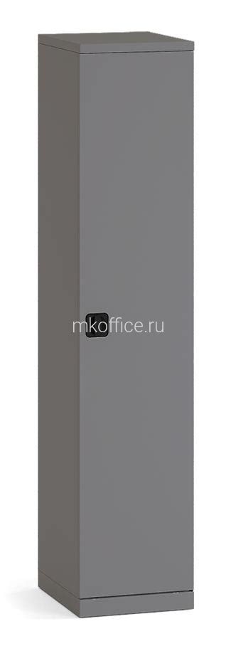 Шкаф металлический узкий, 4 полки (универсальный правый/левый) RM.SHO ...