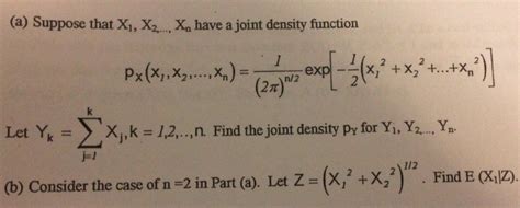 Probability Joint Density Function N Mathematics Stack Exchange
