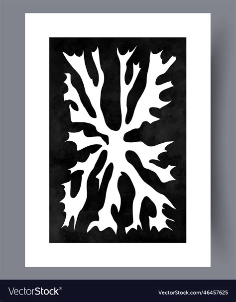 Abstract Tracery Composition Wall Art Print Vector Image