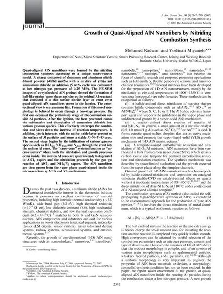 Synthesis Characterization And Phase Transition Of Highly Porous γ