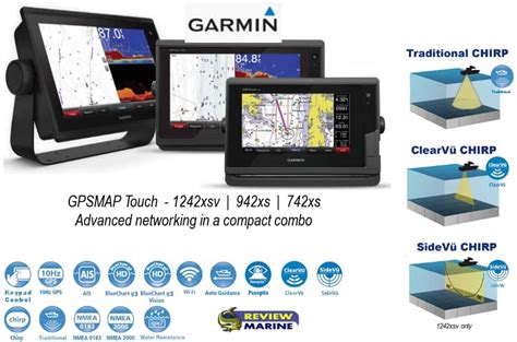Garmin GPSMAP Xsv Touch Features Specs Compare Videos