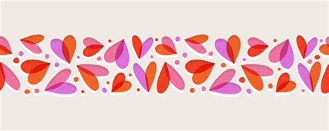 귀여운 손으로 그린 하트 원활한 패턴 사랑스러운 스탬프 디자인 발렌타인 데이 결혼식 생일 낭만적 인 배경 낙서 드로잉에 대한