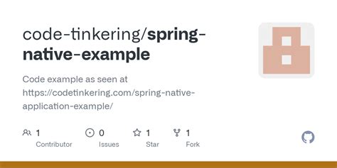 Github Code Tinkeringspring Native Example Code Example As Seen At