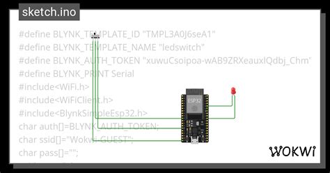 Ledswitch Wokwi Esp32 Stm32 Arduino Simulator