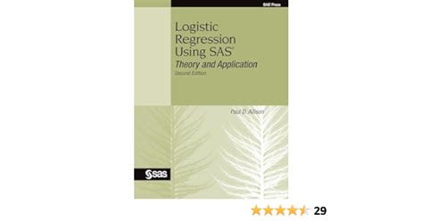 logistic regression using sas by paul allison ebook read 60 off