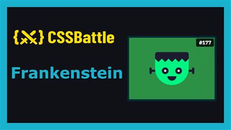 Css Battle Solution Target 177 Frankenstein Css3 Css Challenge