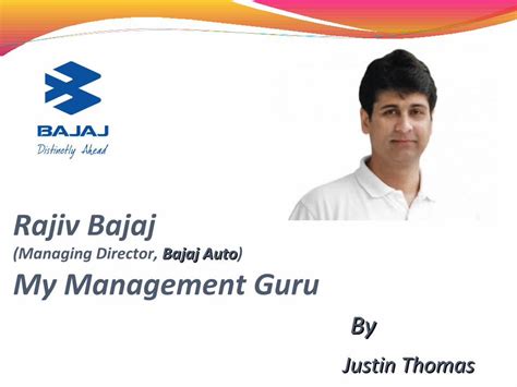 Pdf Rajiv Bajaj Md And Ceo Bajaj Auto Dokumentips