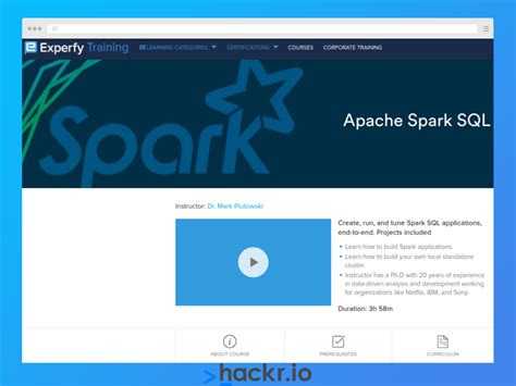 Apache Spark Courses Online