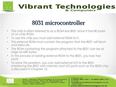 embedded system introduction to micro controller 8051 ppt