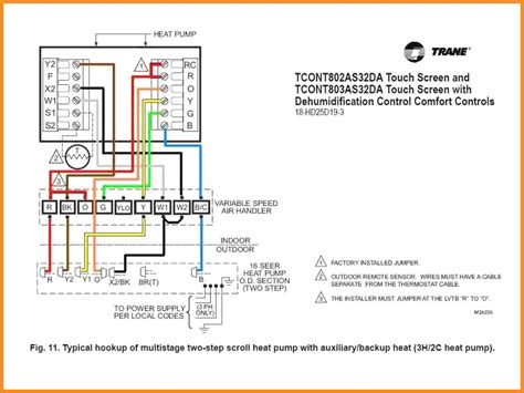 Carrier Heat Pump Thermostat Wiring Diagram