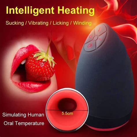 Automatic Sex Machine Oral Masturbation 6 Speeds Vibrating Intelligent