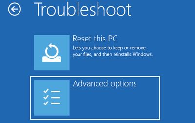 How To Enter Advanced Startup Options Menu In Locked Windows