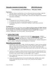 Understanding Lewis Structures And VSEPR Theory Through Course Hero