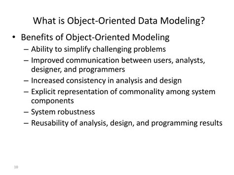 Ppt Object Oriented Data Modeling Powerpoint Presentation Free