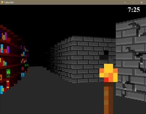 Labyrinth 25d Pygame Maze Crawler
