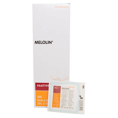 Melolin Non Adhesive Wound Dressing Pads Pack Of 100 Smith And Nephew