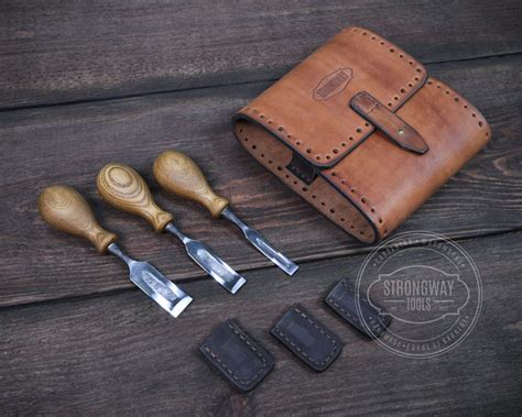 Forged Set Small Curved Chisels