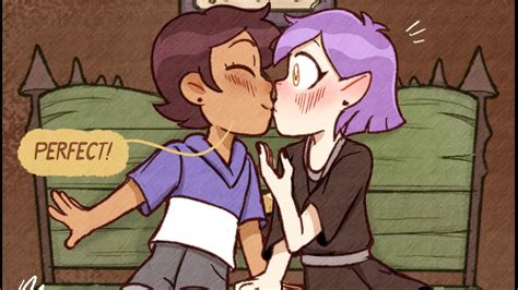 Luz And Amity Share A Kiss The Owl House Lumity Comic Dub Youtube