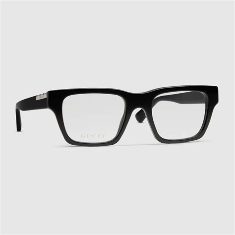 Rectangular Optical Frame In Black Gucci® Ca