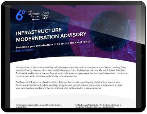 Infrastructure Modernisation Advisory Six Degrees