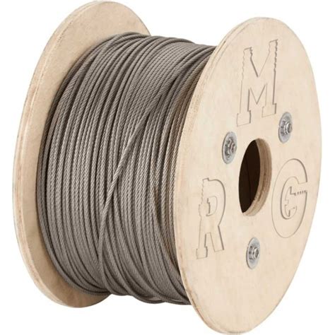 Трос стальной RMG М6 DIN 3055, цинк, 100 м Т/С-3055-06-0100 - выгодная ...