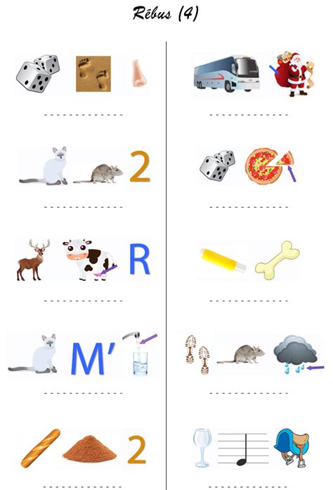 Rebus Bambini Artofit