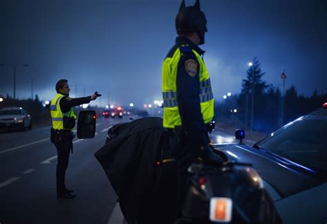 Batman Traffic Controller Stable Diffusion Online