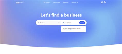 How To Enable Location Permissions On Localsearch Com Au Localsearch Knowledge Base