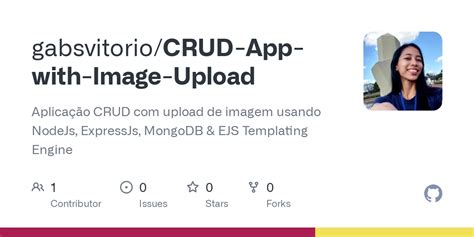 Github Gabsvitoriocrud App With Image Upload Aplicação Crud Com Upload De Imagem Usando