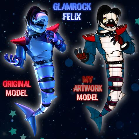 Fnaf Drawing Glamrock Felix By Freddyfrostbear5 On Deviantart