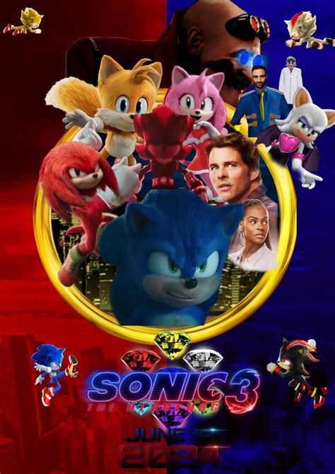 Sonic The Hedgehog 3 Movie Poster 6 By Bryandurate On Deviantart