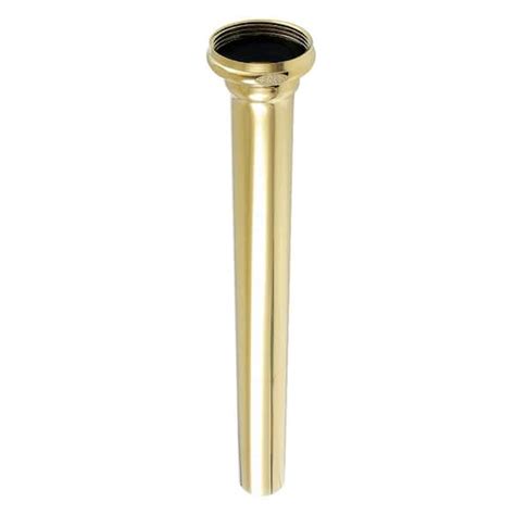 Kingston Brass 1 12 In Brass Drain Tailpiece For P Trap In Polished