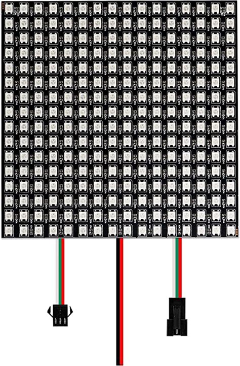 WS B Individually Addressable RGB LED Flexible Panel Matrix Screen Microchip Lk