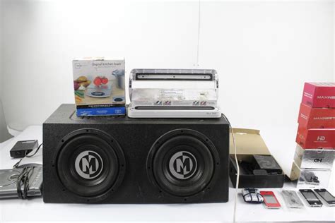 Memphis Probox Rocks Speaker Box And More 10 Items Property Room