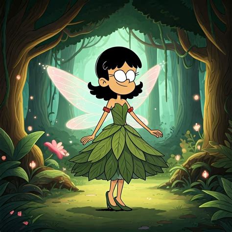 Imagine Stella Zhau From The Loud House As A Fores Ai Art